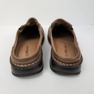 Eurostep | Shoes | Eurostep Brown Leather Clogs Backless Loafers | Poshmark